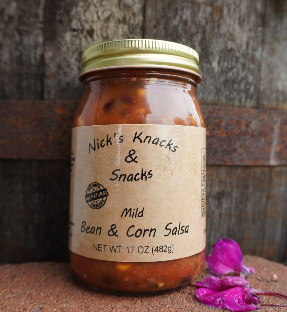 Bean & Corn Mild Salsa – Nick's Knacks & Snacks