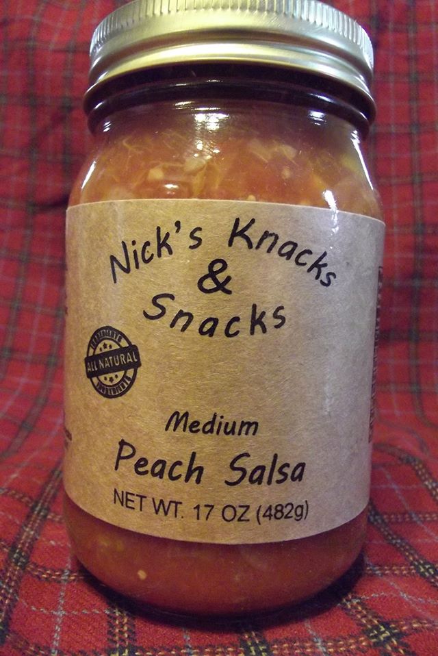 Peach Medium Salsa – Nick's Knacks & Snacks